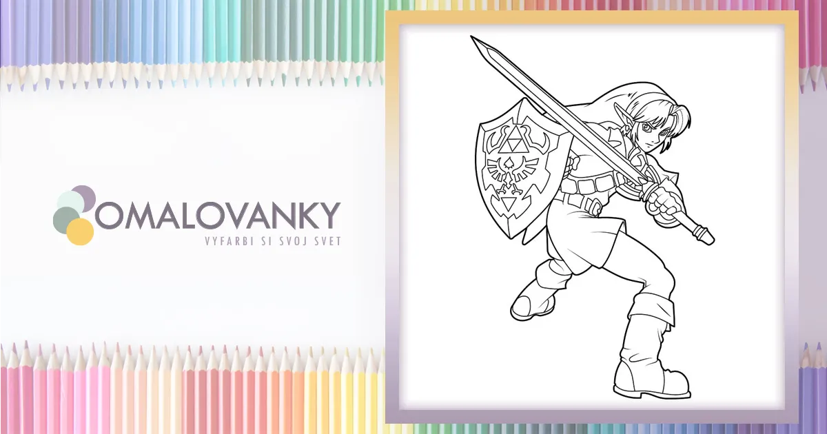 Link – Legenda Zeldy – Omalovanky.sk | Vyfarbi si svoj svet