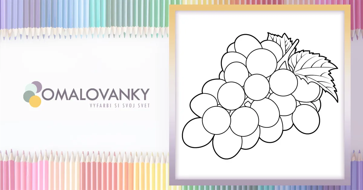 Hrozno – Omalovanky.sk | Vyfarbi si svoj svet