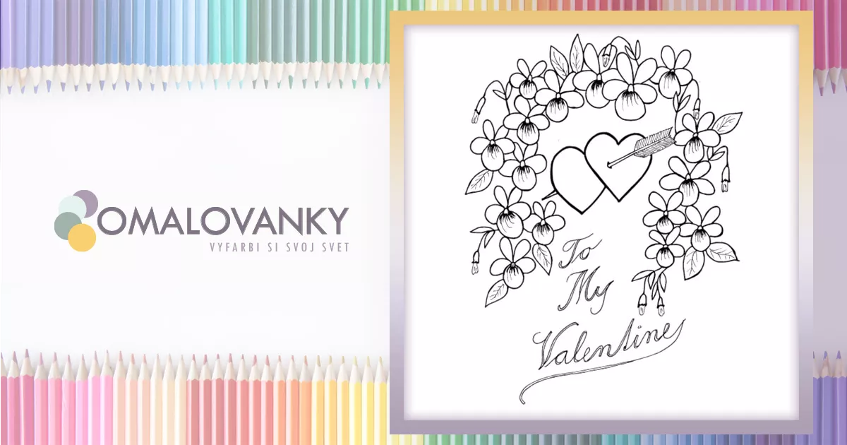 My Valentine – Omalovanky.sk | Vyfarbi si svoj svet