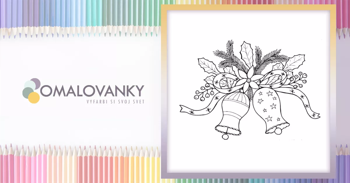 Zvonce vo vetvičkách – Omalovanky.sk | Vyfarbi si svoj svet